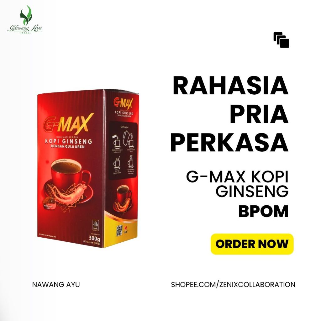 Jual Kopi G max Original - Kopi Kuat Tahan Lama Tingkatkan Stamina Pria Dewasa & Bertenaga ...
