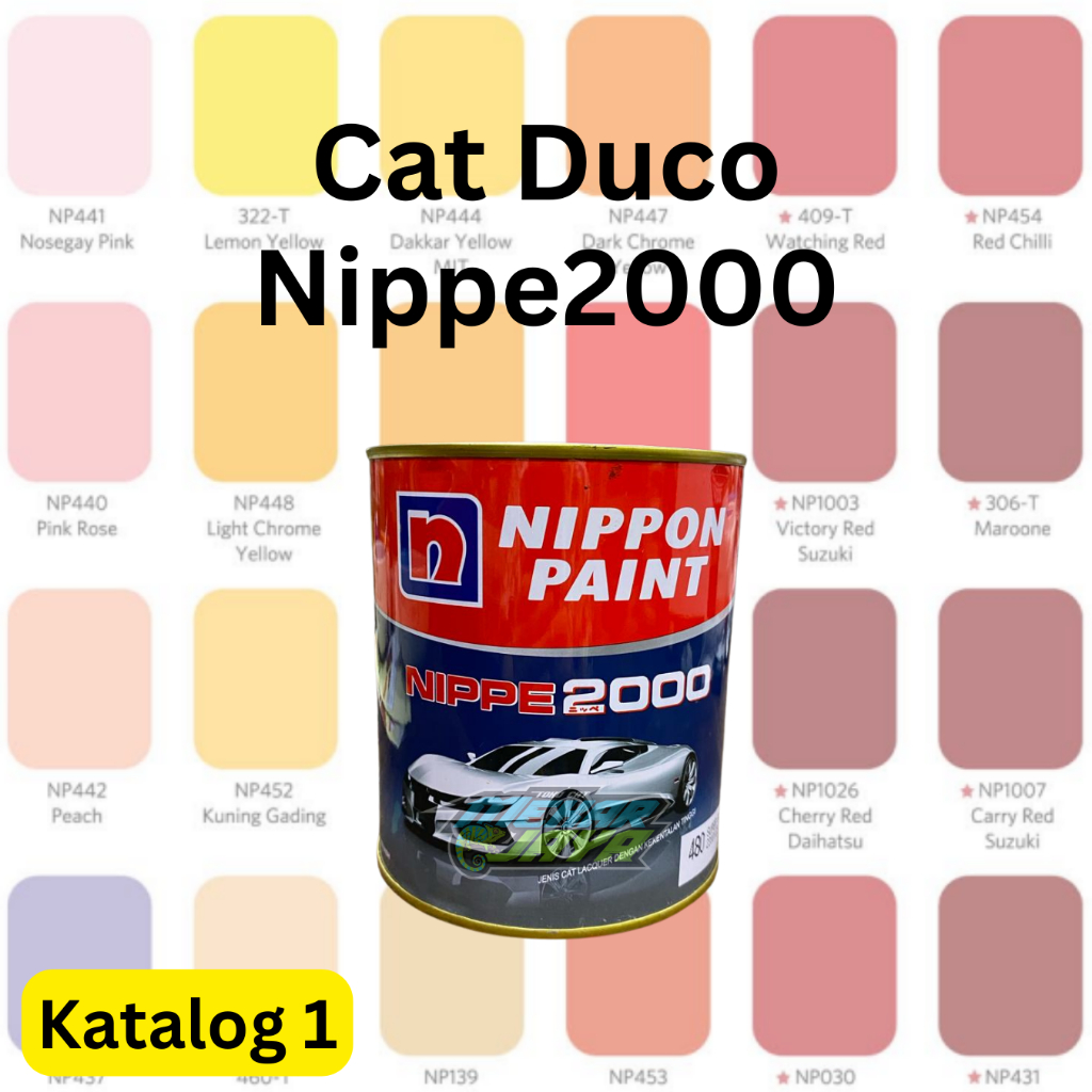 Jual Cat Duco Nippe 2000 1liter (KATALOG 1) | Shopee Indonesia