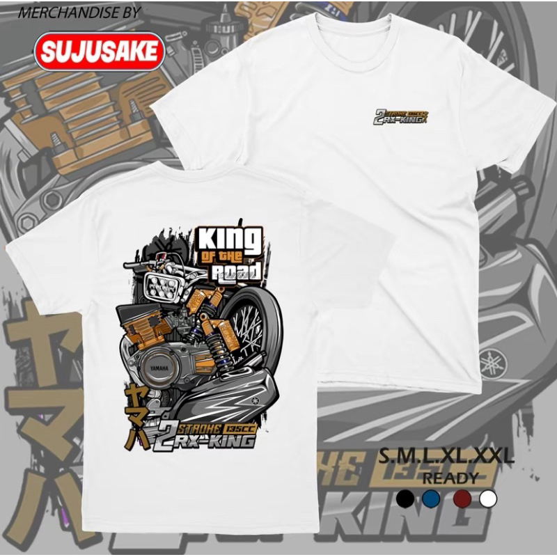 Jual tshirt baju kaos motor rx king 135cc two stroke / baju kaos racing ...