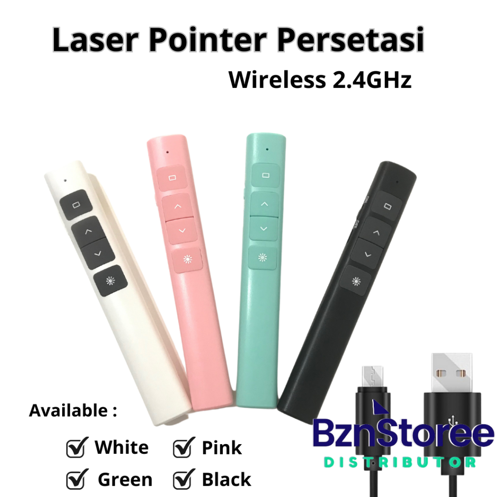 Jual Laser Pointer Wireless Pointer Presentasi Presenter USB Rechargeable Laser Remote Control ...