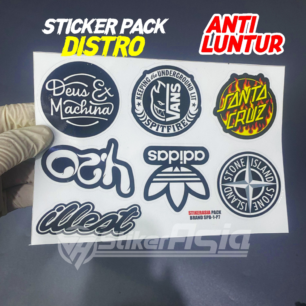 Jual STIKER PACK BRAND SPB-1-P7 STICKERASIA Sticker Label Sticker ...