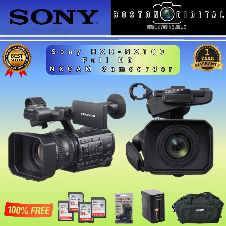 Jual SONY HXR NX100 FULL HD CAMCORDER / SONY HXR-NX100 / SONY NX100 ...