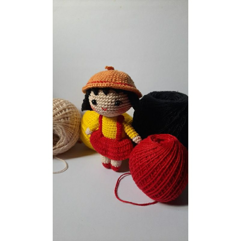 Jual Gantungan chibi maruko chan amigurumi custom | Shopee Indonesia