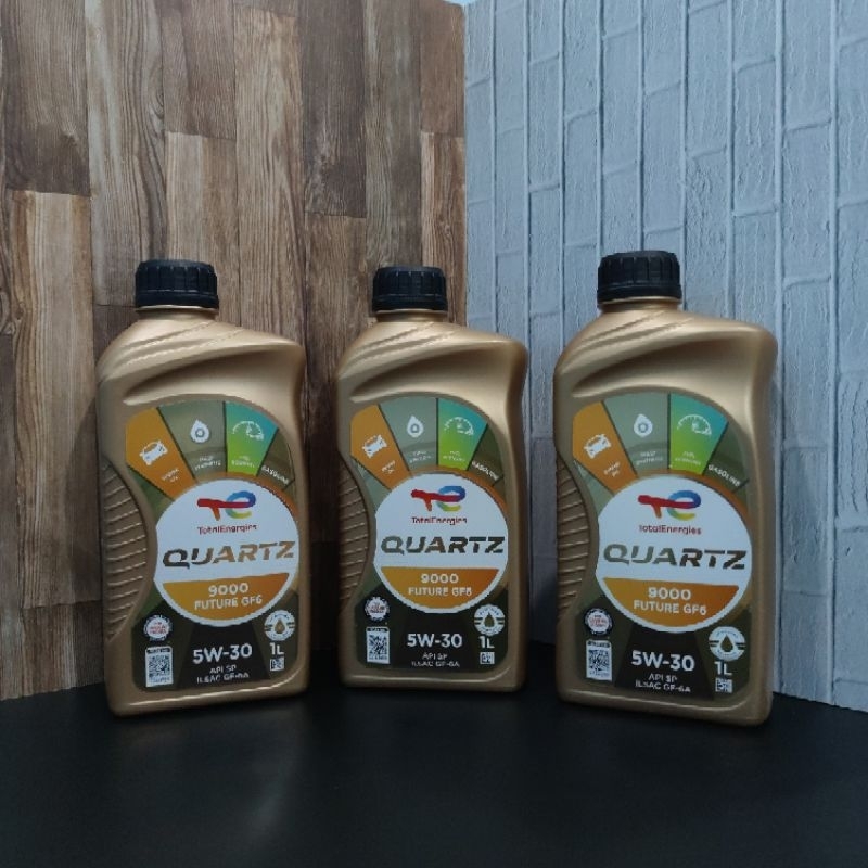 Jual Total Quartz 9000 5W-30 API SP 3 Liter | Shopee Indonesia