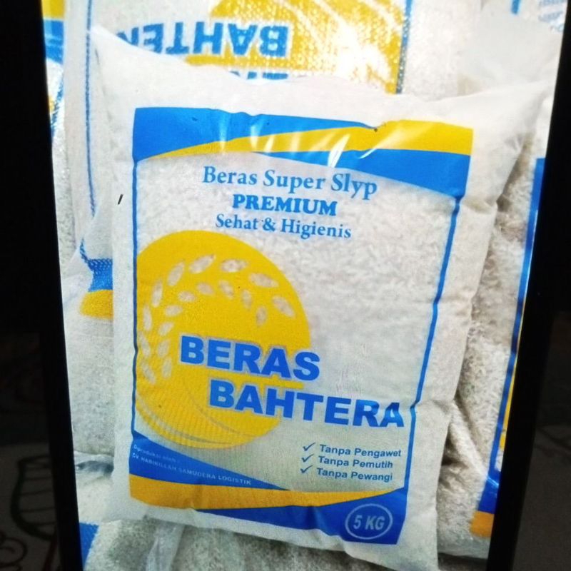 Jual BERAS SUPER SLYP PREMIUM MERK BAHTERA 5 KG | Shopee Indonesia