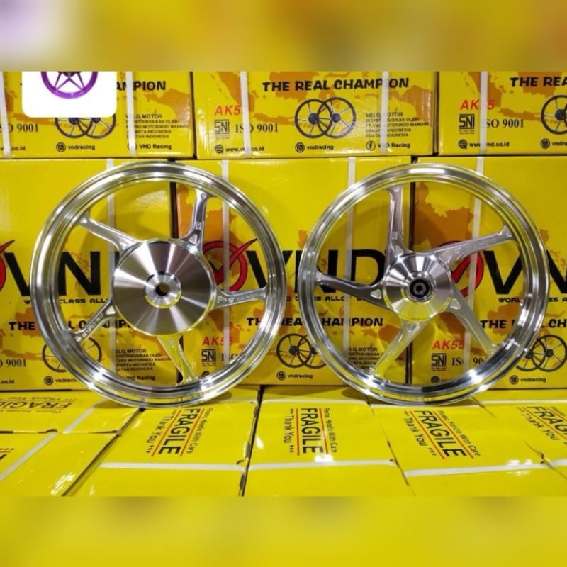 Jual VND VELG AK55 R14/R17 MIO SPORTY/MIO M3 BEAT/SCOOPY/VARIO 110/125/150 UK 1.60X14 / 1.85 X14 ...