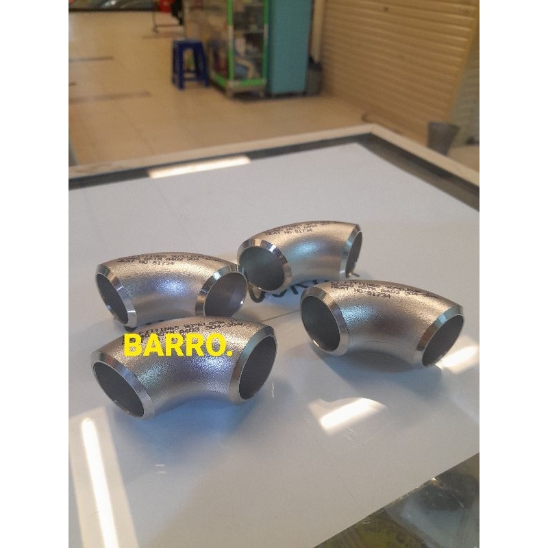 Jual Elbow Las SS 304 sch 40 4" Inch Stainless | Shopee Indonesia