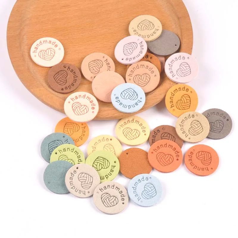 Jual Label Jahit Leather Yarn Handmade (10 pcs) | Shopee Indonesia