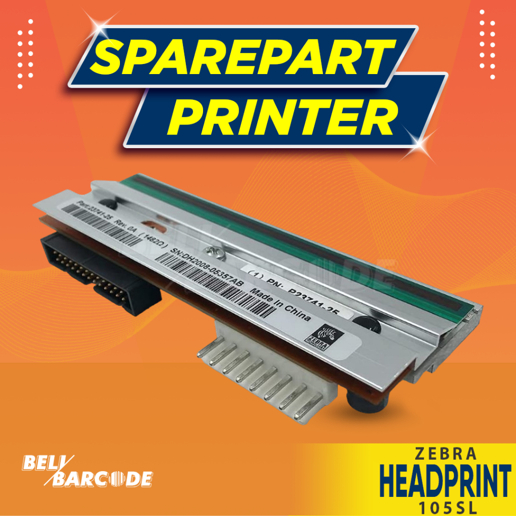 Jual Head Print Printer Barcode Zebra 105SL Headprint 105-SL Spare Part ...