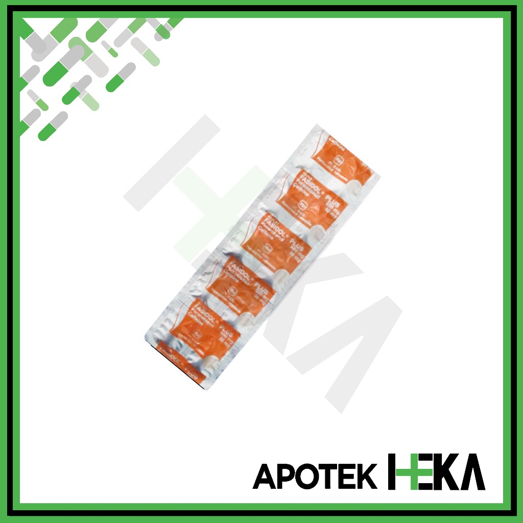 Jual Fasidol Plus Paracetamol Caffeine Strip isi 10 Tablet - Obat Demam ...