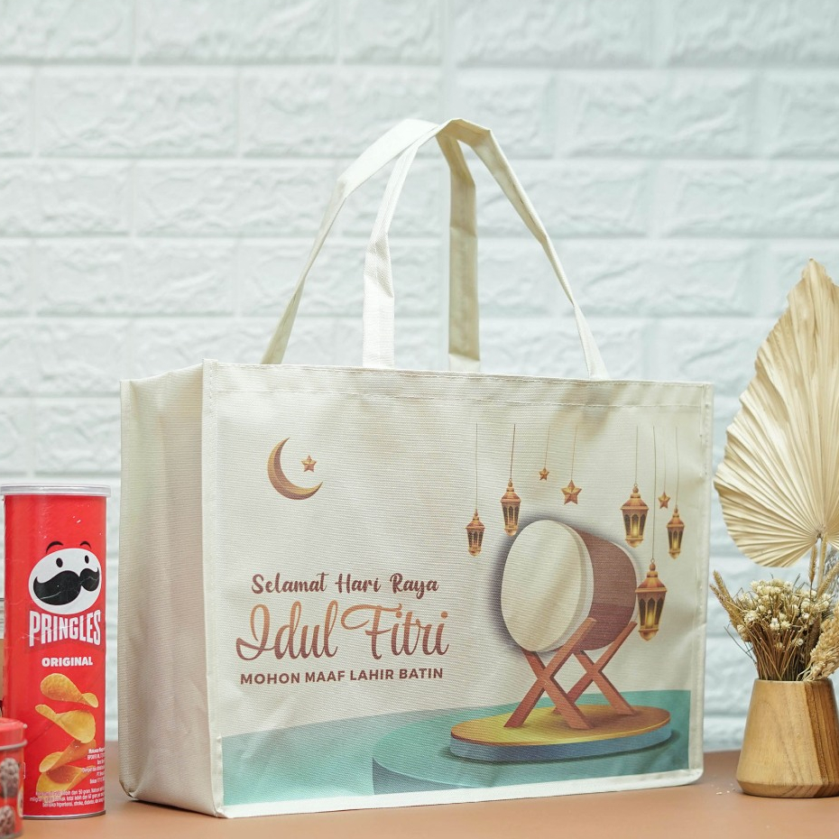 Jual Tas Bingkisan Lebaran Ukuran Jumbo, Tas Parcel Hari Raya Idul Fitri Bahan Polyester UK T30 ...