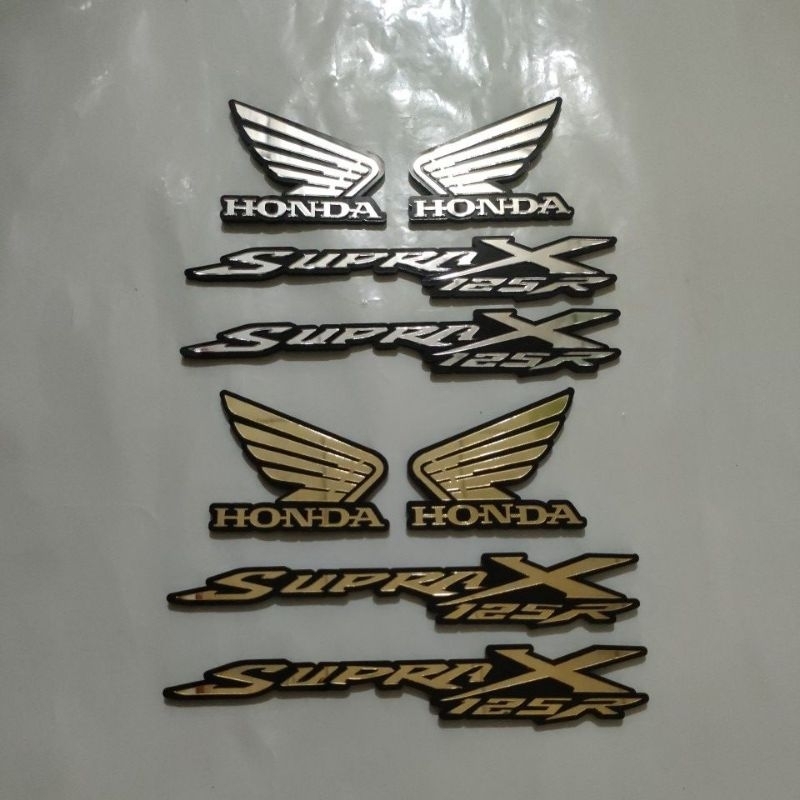 Jual Emblem Supra X 125R & Sayap Akrilik 3D | Shopee Indonesia