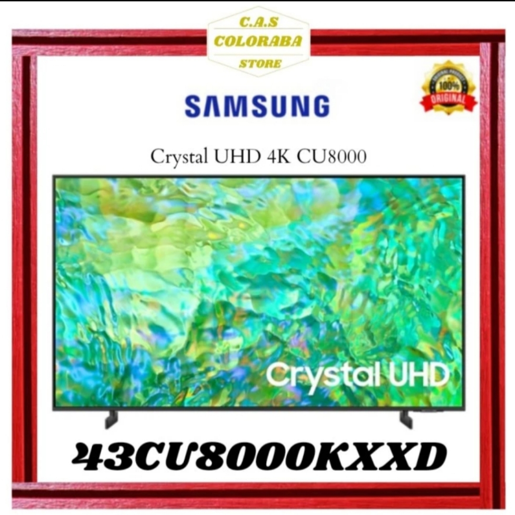 Jual TV SAMSUNG 43CU8000 SMART TV 43 INCH LED 4K UHD AU43CU8000 AU43CU ...