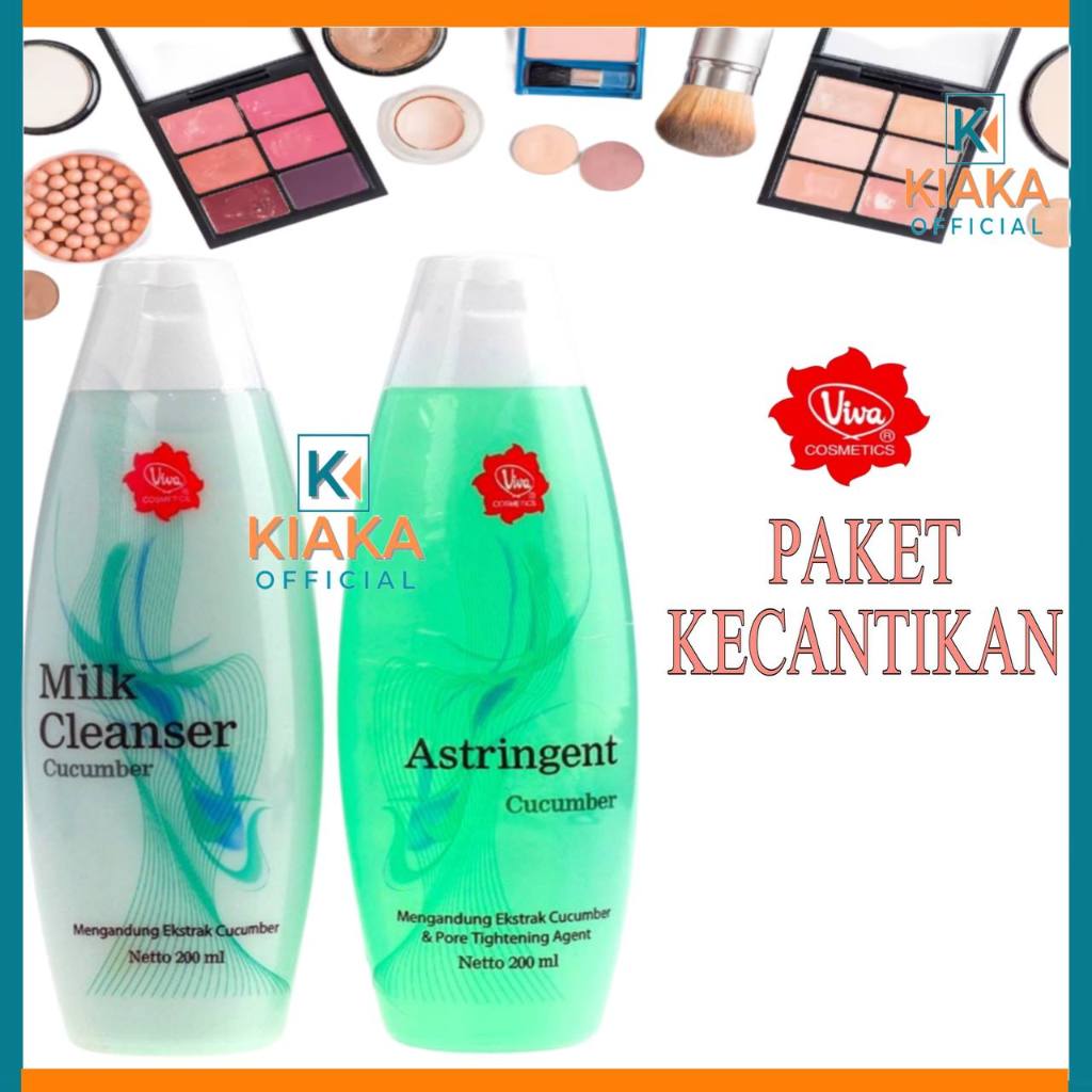 Jual VIVA Milk Cleanser & Astringent Cucumber 100 ml | Shopee Indonesia