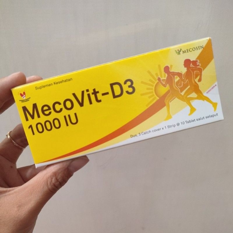 Jual MECOVIT-D3 mecovit d3 1000iu Box 30 tablet vitamin d3 | Shopee ...