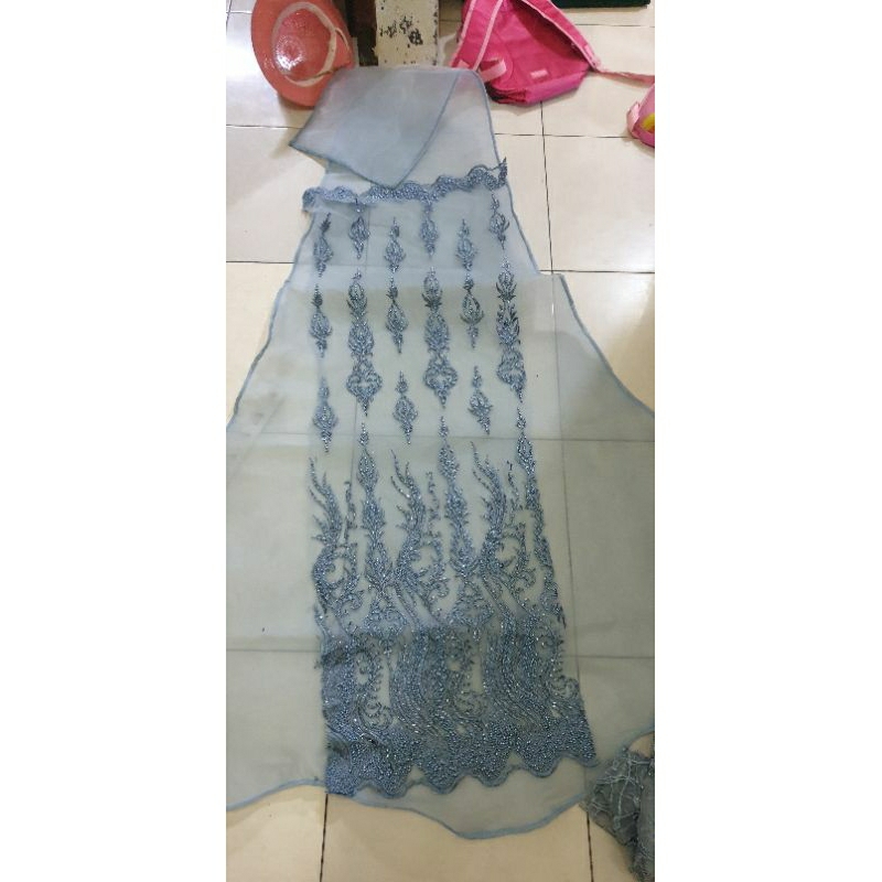 Jual ekor krinolin denim full payet | Shopee Indonesia