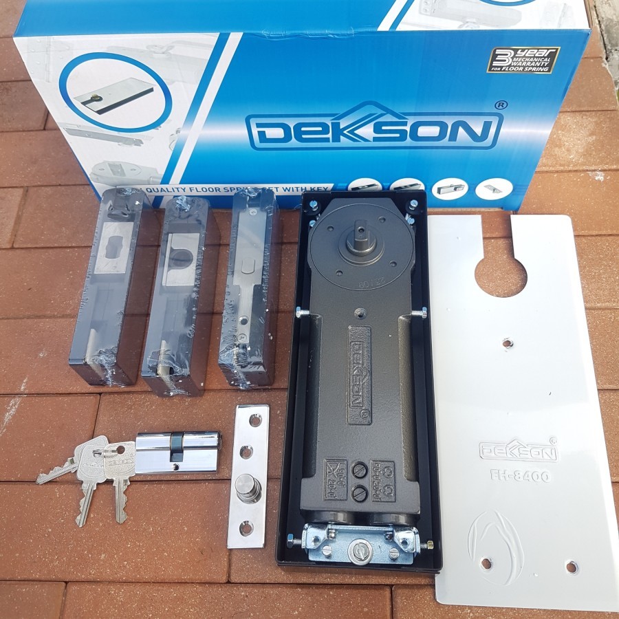 Jual Floor hinge 8400 dekson+patch fitting komplit DEKSON | Shopee ...