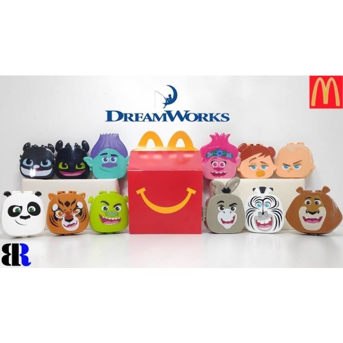 Jual MCD MCDONALS HAPPY MEAL TOYS - DREAMWORKS KUNGFU PANDA SHERK TROLL ...