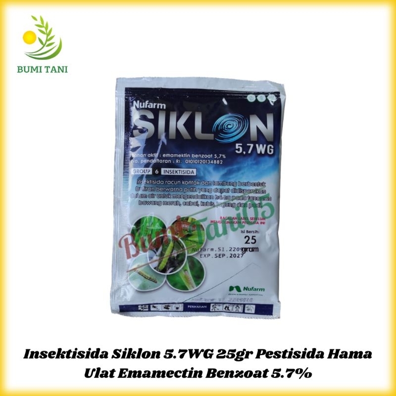 Jual Insektisida Siklon 5.7WG 25gr Pestisida Hama Ulat Tanaman | Shopee ...