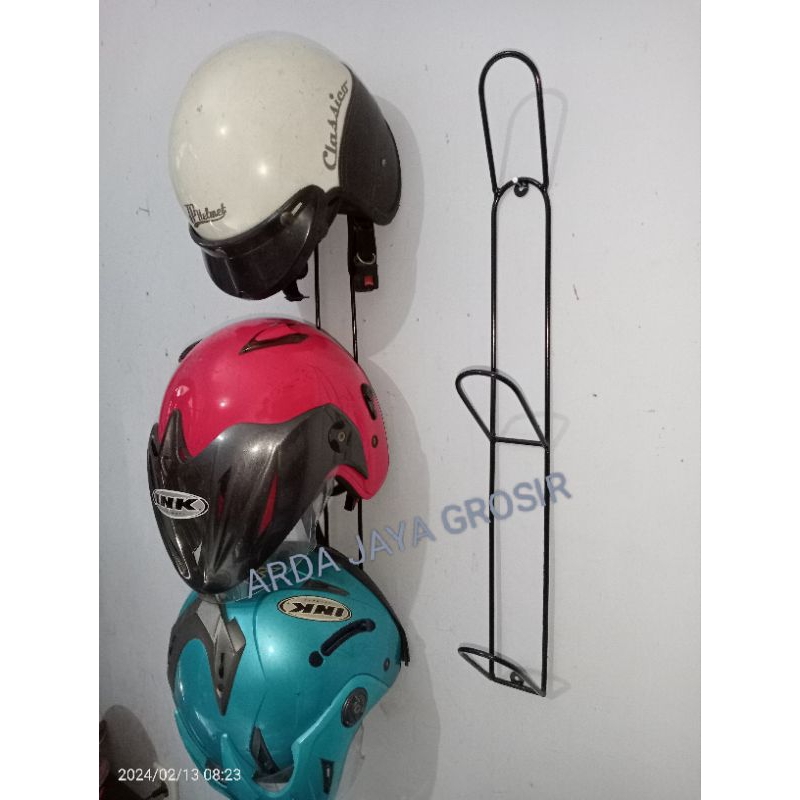 Jual GANTUNGAN HELM/RAK HELM 3 SUSUN,PRAKTIS | Shopee Indonesia