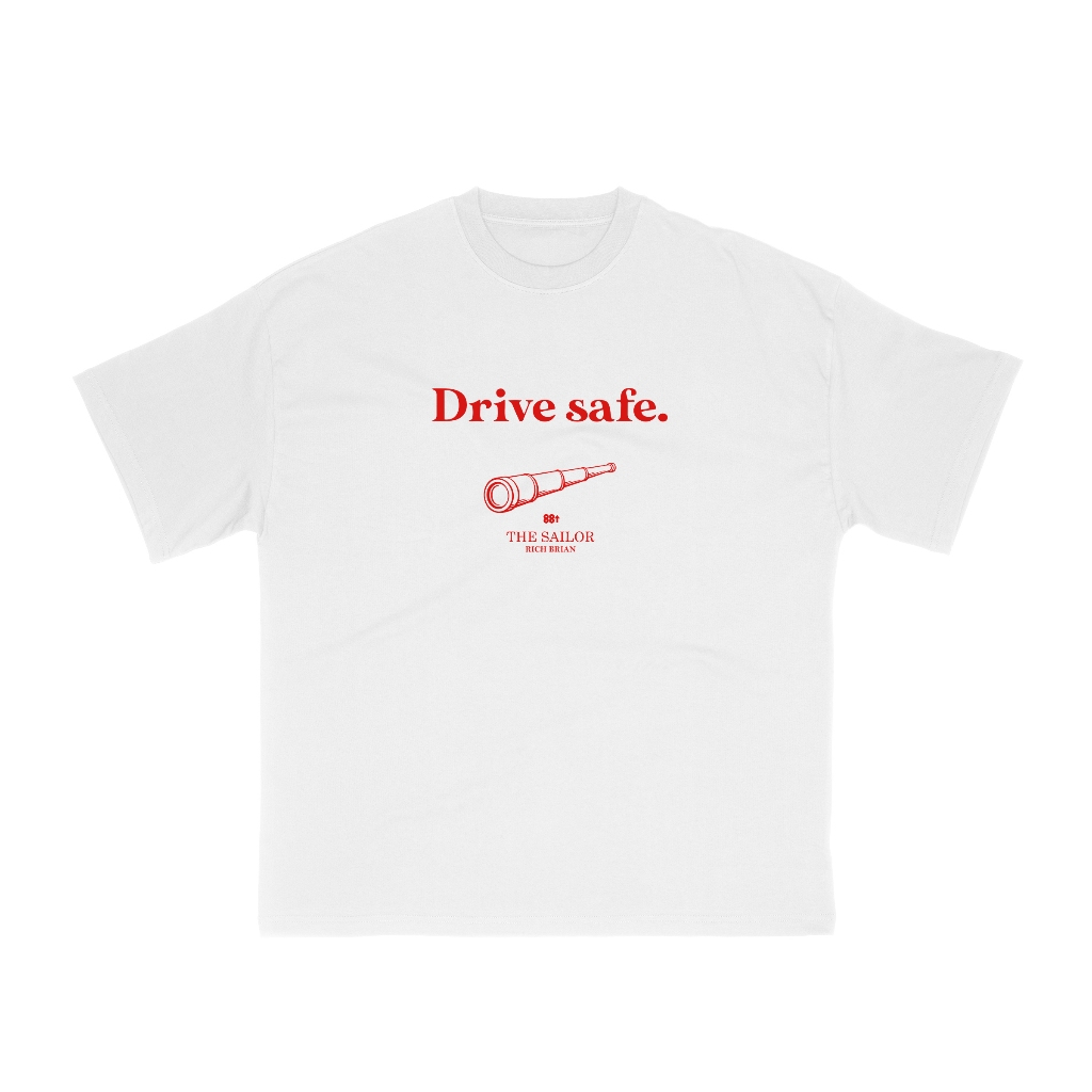 Jual T-shirt Rich Brian - Drive Safe | Kaos distro | Kaos Band | Kaos ...