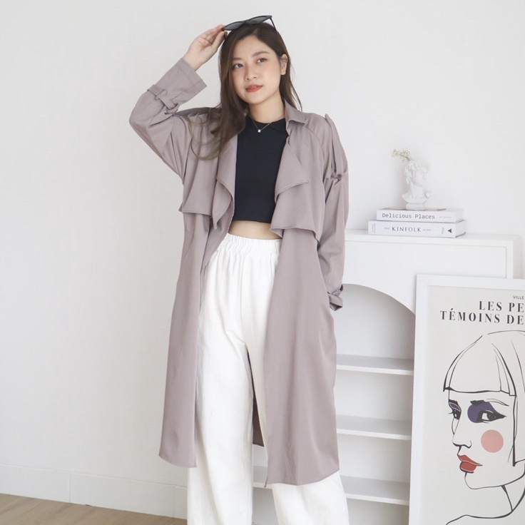 Jual Harga Minggu Ini MSMO Dan Bi Korean Long Outer Outer Korea Jaket ...