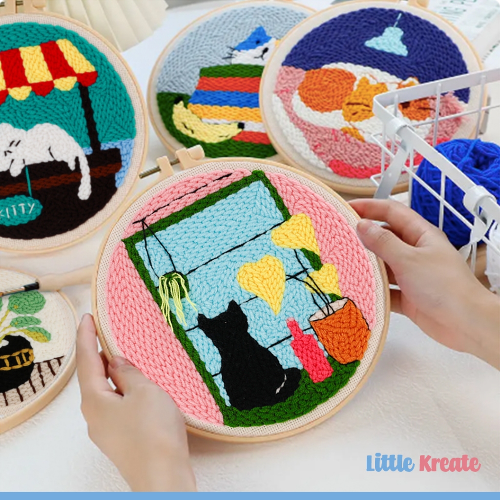 Jual BigPunch#02 (46-90) - Punch Needle Embroidery Kit - Paket Sulam ...