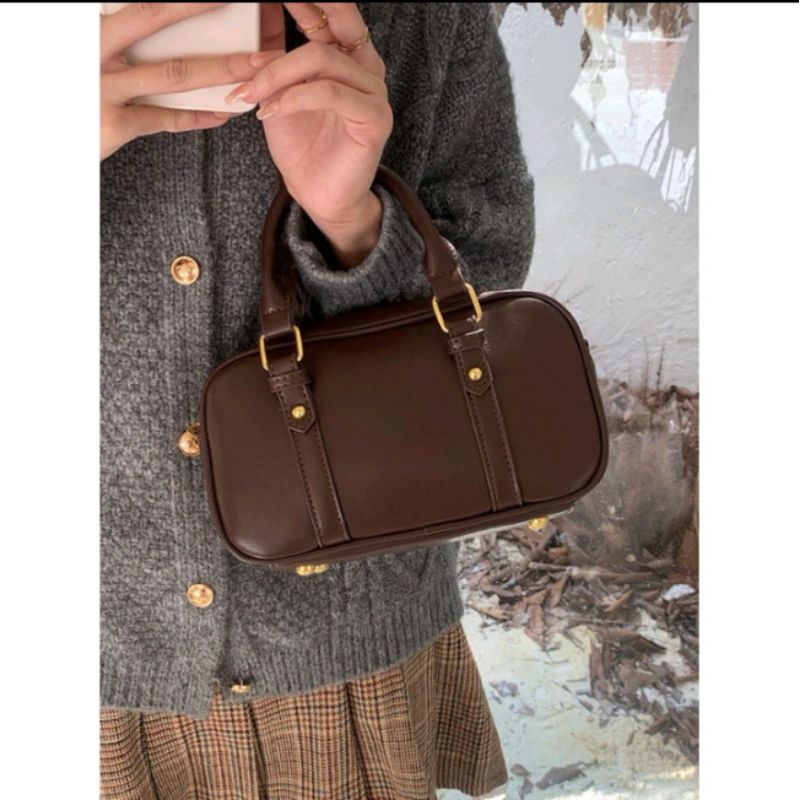 Jual Satile Bag Tas selempang kulit wanita Tas cewek Korea Retro ...