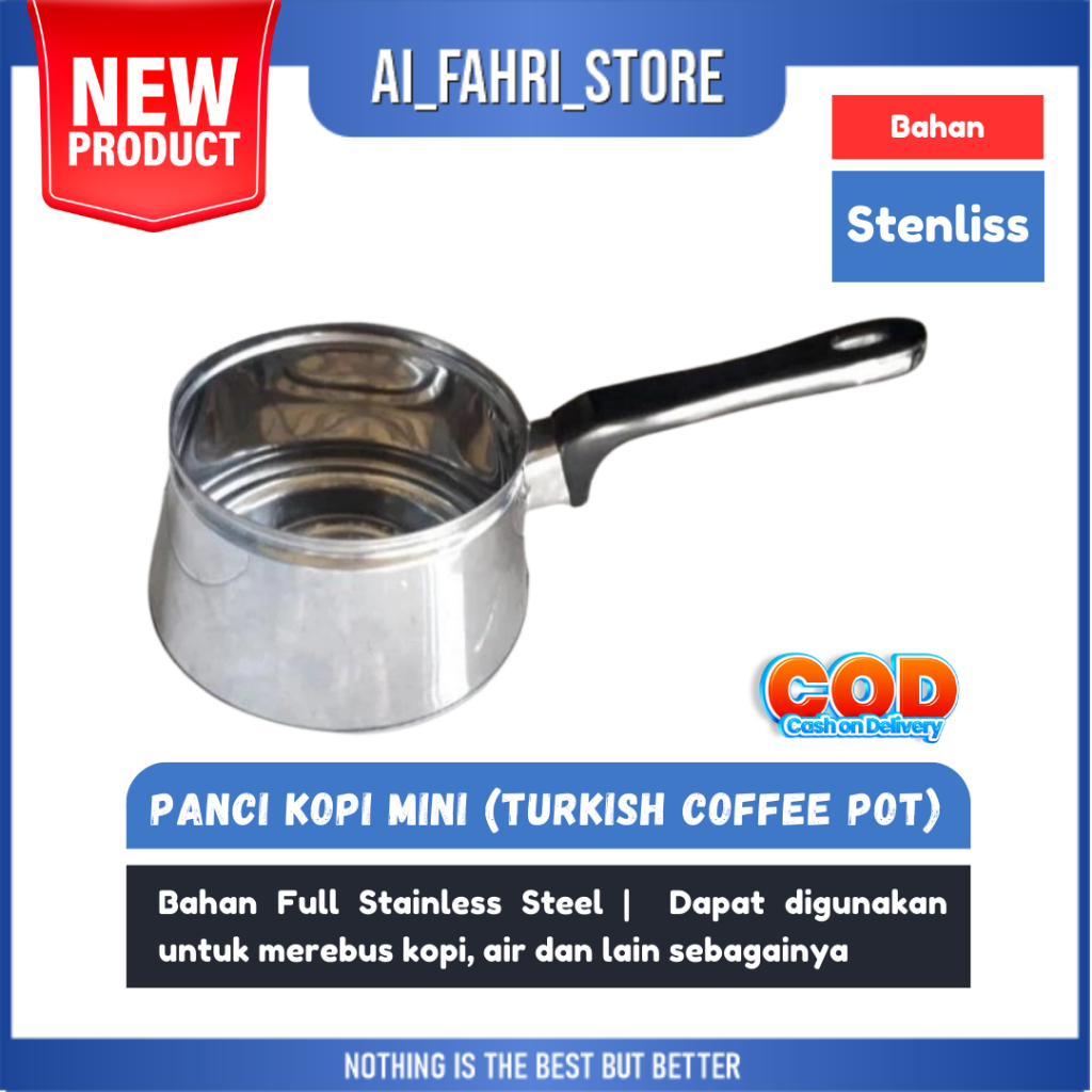Jual Panci Kopi mini Panci Rebus air Stainless Turkish Coffee pot Bahan ...