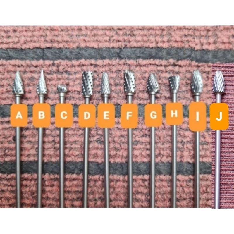 Jual mata bor ukir porting panjang cuner cun pahat engrave grafir tuner ...