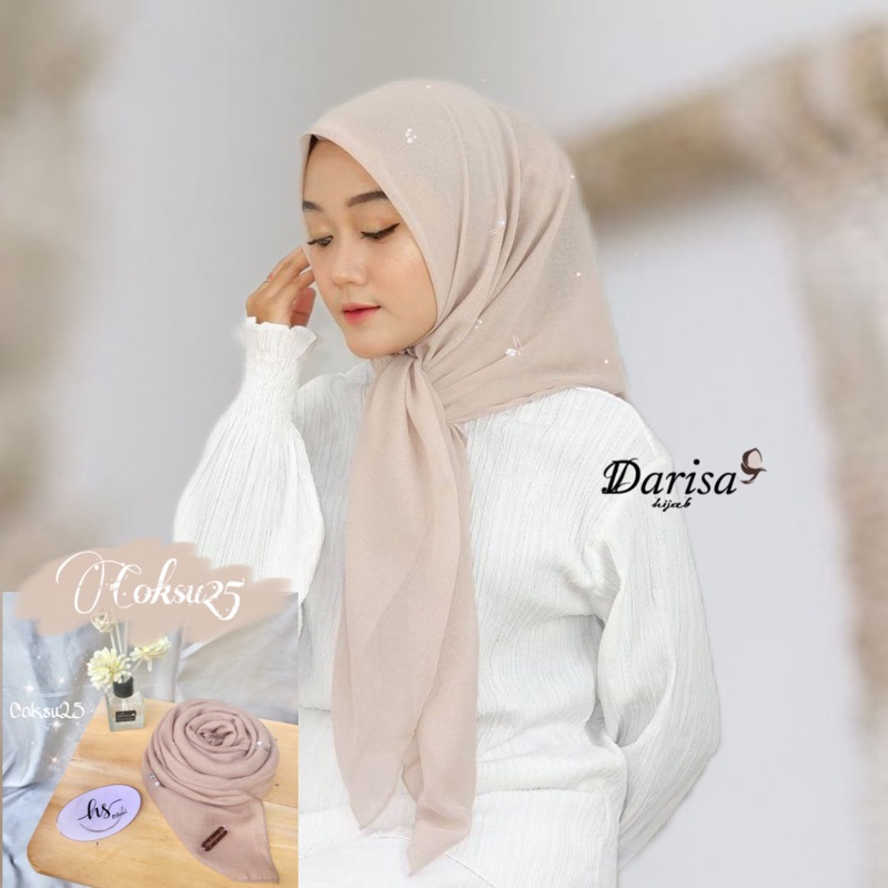 Jual RAYA SQUARE BAHAN VOAL PREMIUM HIJAB SEGIEMPAT VOAL SWAROVSKI ...