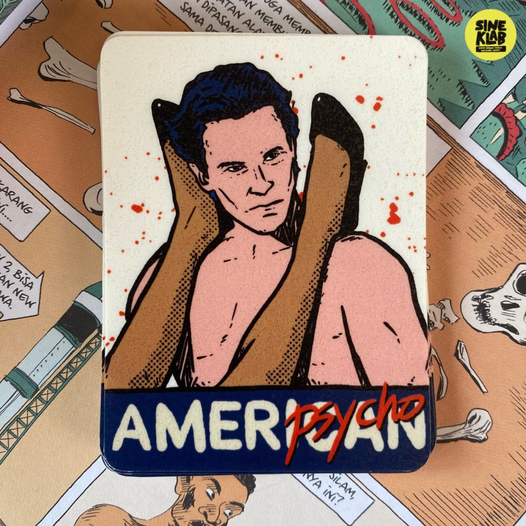 Jual sineklab - Sticker film AMERICAN PSYCHO - Edisi Sticker Film ...
