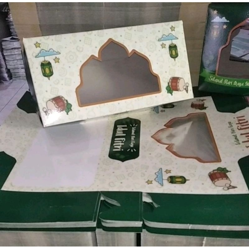 Jual Fitriah Box Lebaran 25x12 x5cm Box Brownies Lebaran Box Lebaran 2 ...