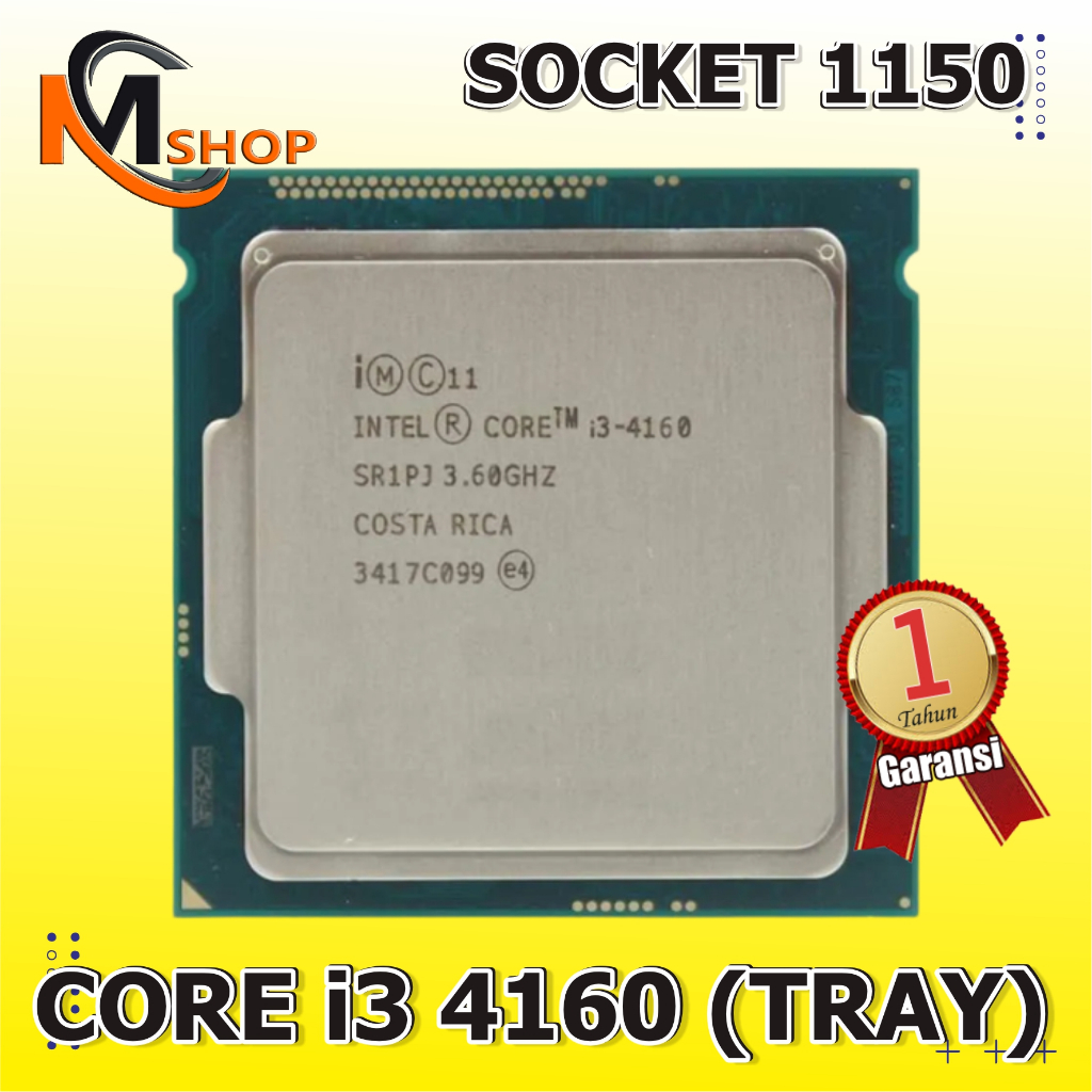 Jual Processor Prosesor Intel Core Socket 1150 i3 4130 4150 4160 4170 ...
