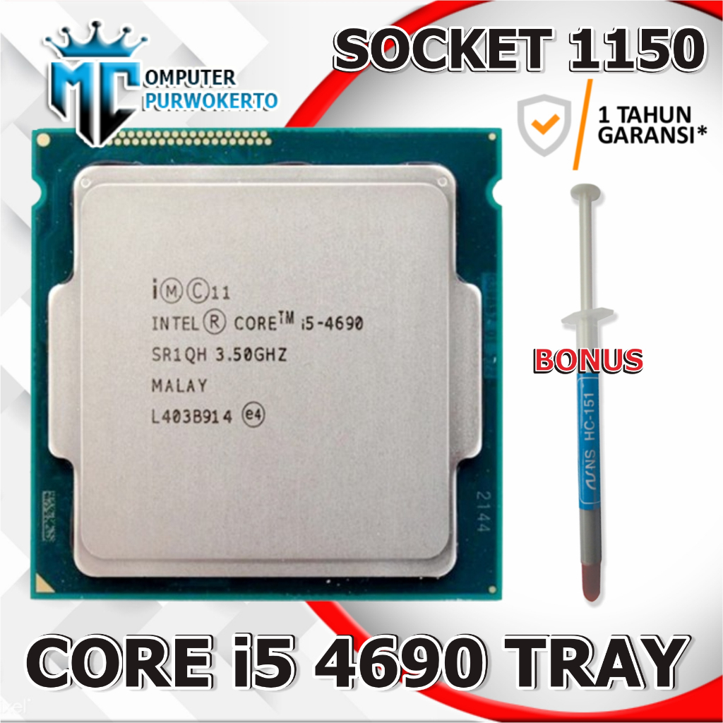 Jual Processor Intel Core i5 Socket 1150 core i5 4690 | Shopee Indonesia