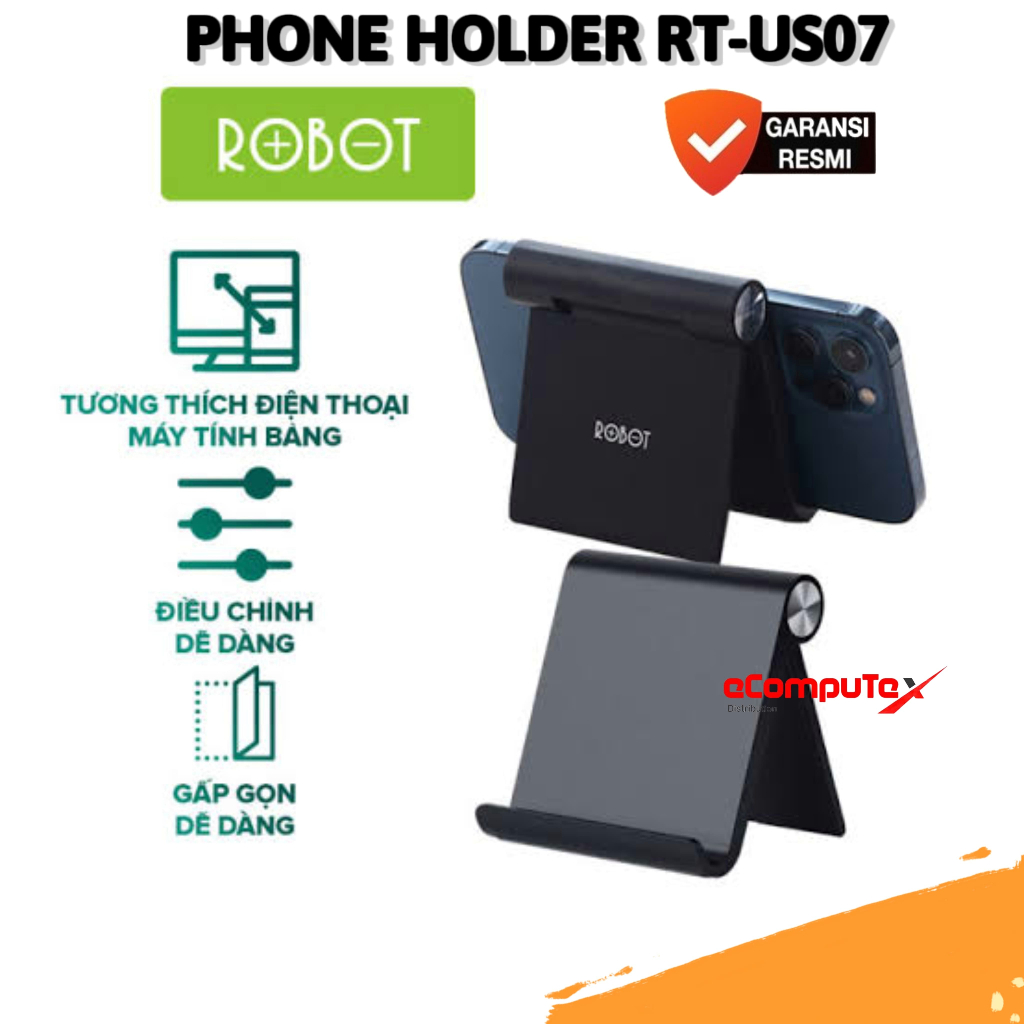 Jual PHONE HOLDER ROBOT RT-US07 FOLDABLE UNIVERSAL STEN FOR HANDPHONE ...