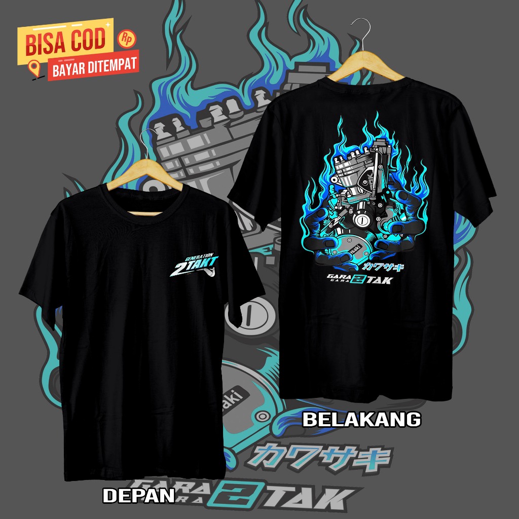 Jual KAOS RACING 2STROKE VOL.2 | PREMIUM COTON COMBED 24s | SIZE M-XXL ...