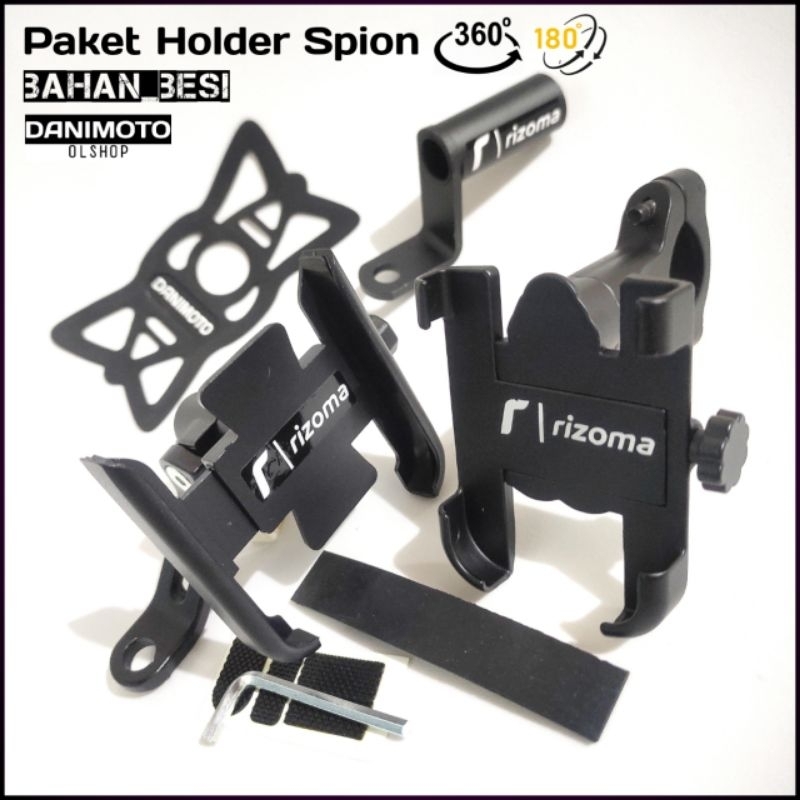 Jual Holder HP Motor Nmax Bahan Besi PNP Spion Aerox Vario Gear Beat Scoopy Genio Fino Freego ...