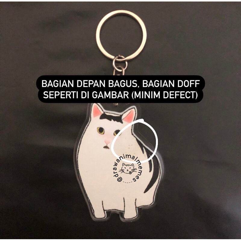 Jual [BACA DESKRIPSI] DEFECT SALE drawanimalmemes GANTUNGAN KUNCI MEME ...