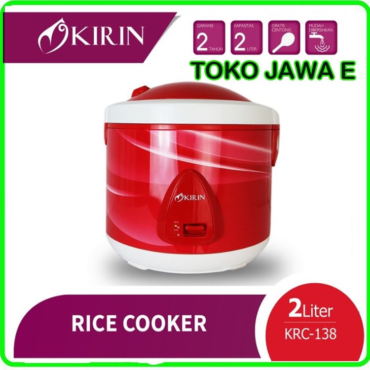 Jual RICE COOKER KIRIN KRC 138 Rice cooker 3in1 Kapasitas 2 Liter | Shopee Indonesia