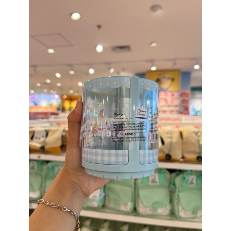 Jual Miniso x Sanrio‼️ Pencil Holder / Pen Holder Rotating Sanrio ...