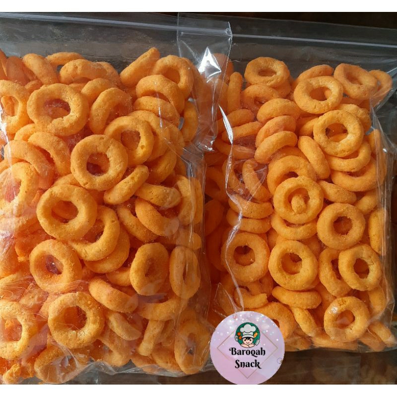 Jual SNACK RING CHEESE 150GR /RING KEJU/SNACK KILOAN | Shopee Indonesia
