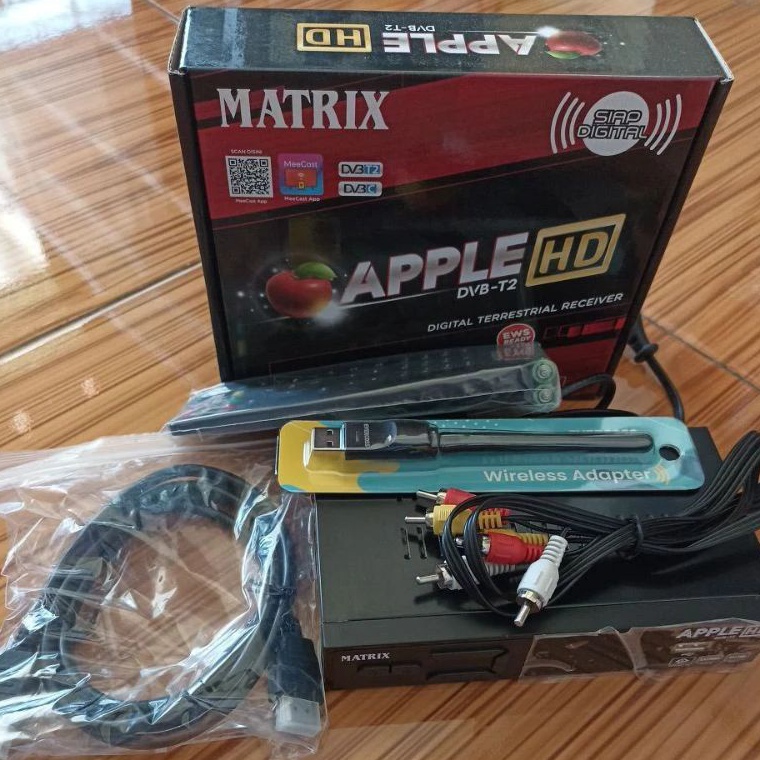 Jual ROb SET TOP BOX MATRIX APPLE SET TOP BOX TV DIGITAL MATRIX DVB T2 ...