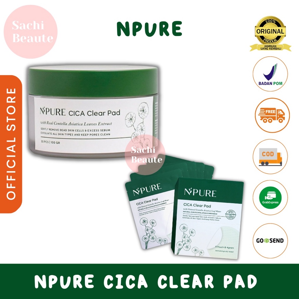 Jual Harga Murah NPURE Cica Clear Pad | Shopee Indonesia