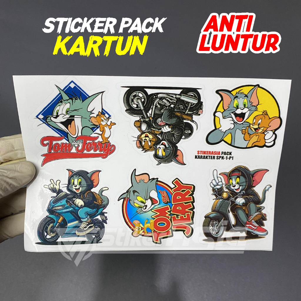 Jual STIKER PACK KARTUN SPK-1-P1 STICKERASIA Sticker ANIME ANIMASI ...