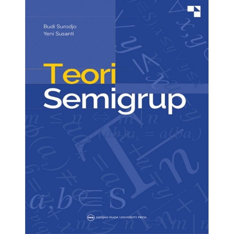 Jual Buku Teori Semigrup - Budi Surodjo - UGM PRESS | Shopee Indonesia