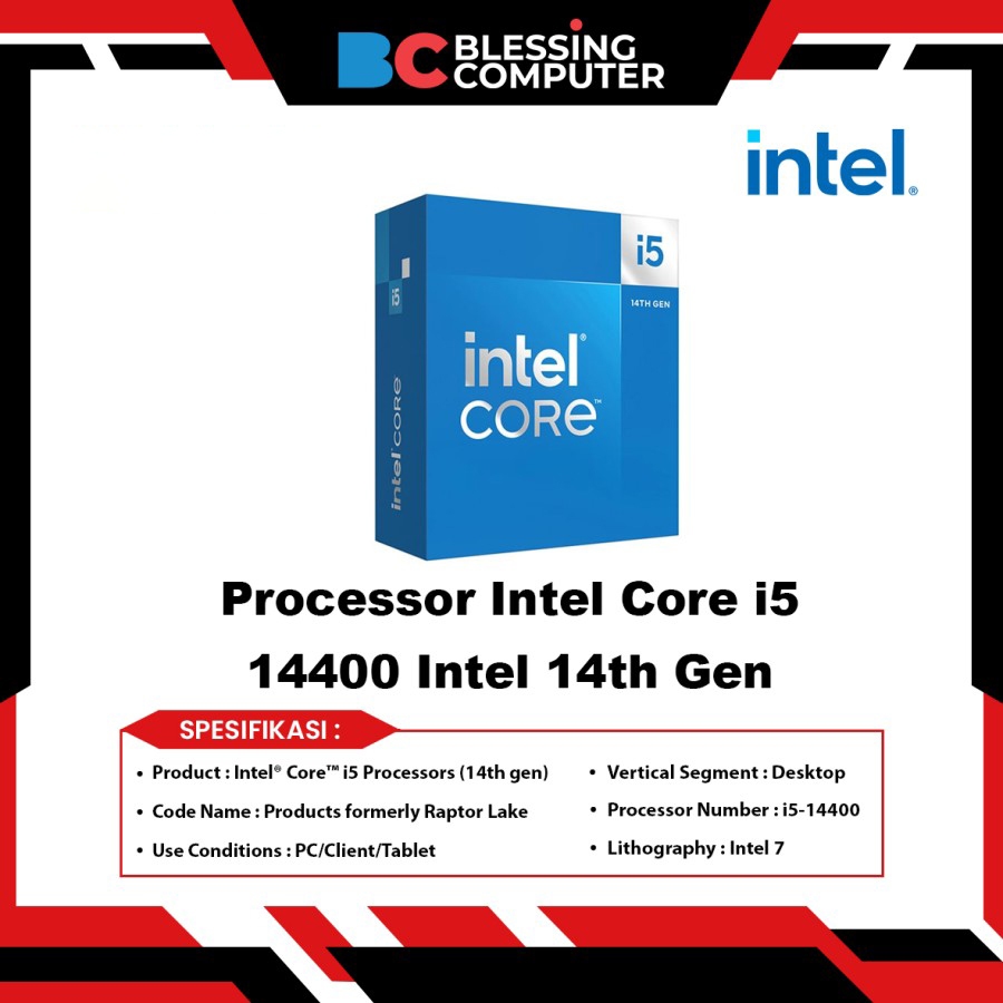 Jual Processor Intel Core i5 14400 Intel 14th Gen | Shopee Indonesia