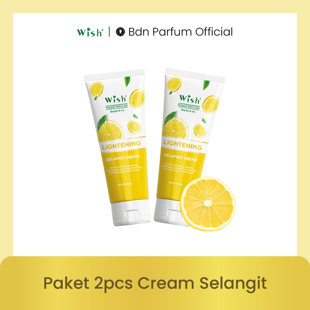 Jual WISH LIGHTENING SELANGIT CREAM (Paket 2-Pcs) -Original BOYKE- Perawatan Kulit Wanita Pria ...