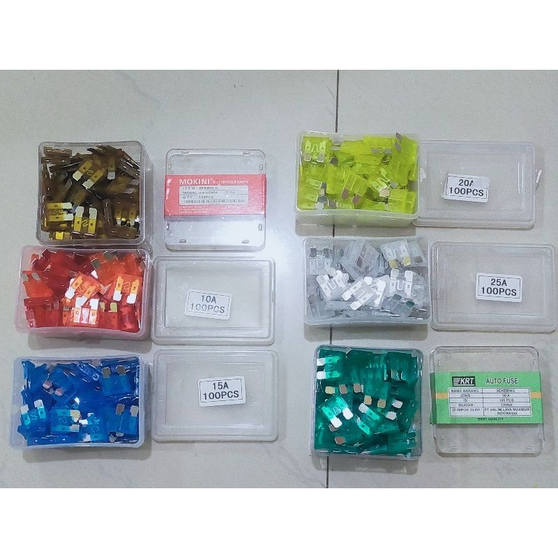 Jual Sekering kendaraan mobil dan motor model tusuk | Shopee Indonesia