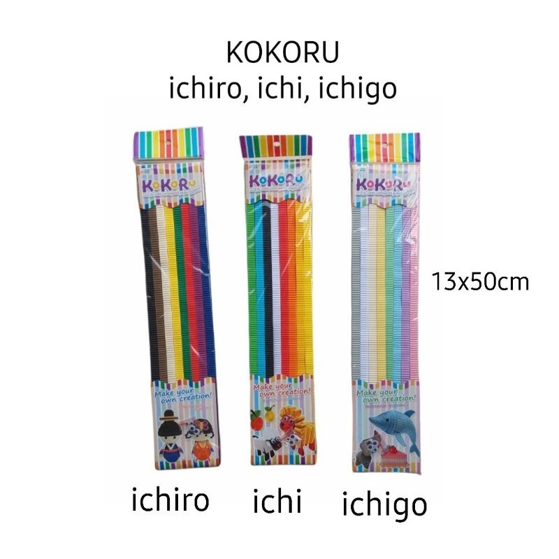 Jual KERTAS KOKORU ICHI, ICHIRO, ICHIGO | Shopee Indonesia